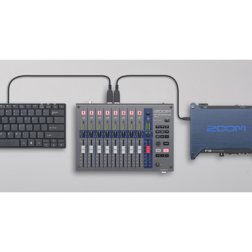 Zoom ZFRC8 F-Control for F8n, F8, F6, and F4 Multitrack Field Recorders ...